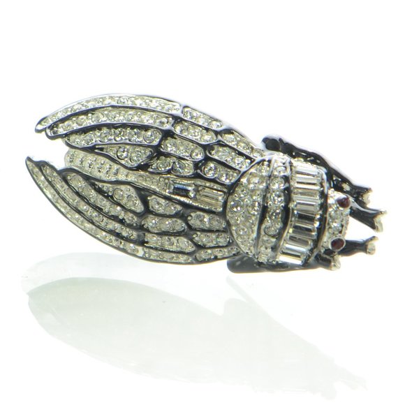 Kenneth Jay Lane | Jewelry | Kenneth Jay Lane Kjl Black Enamel Pav ...